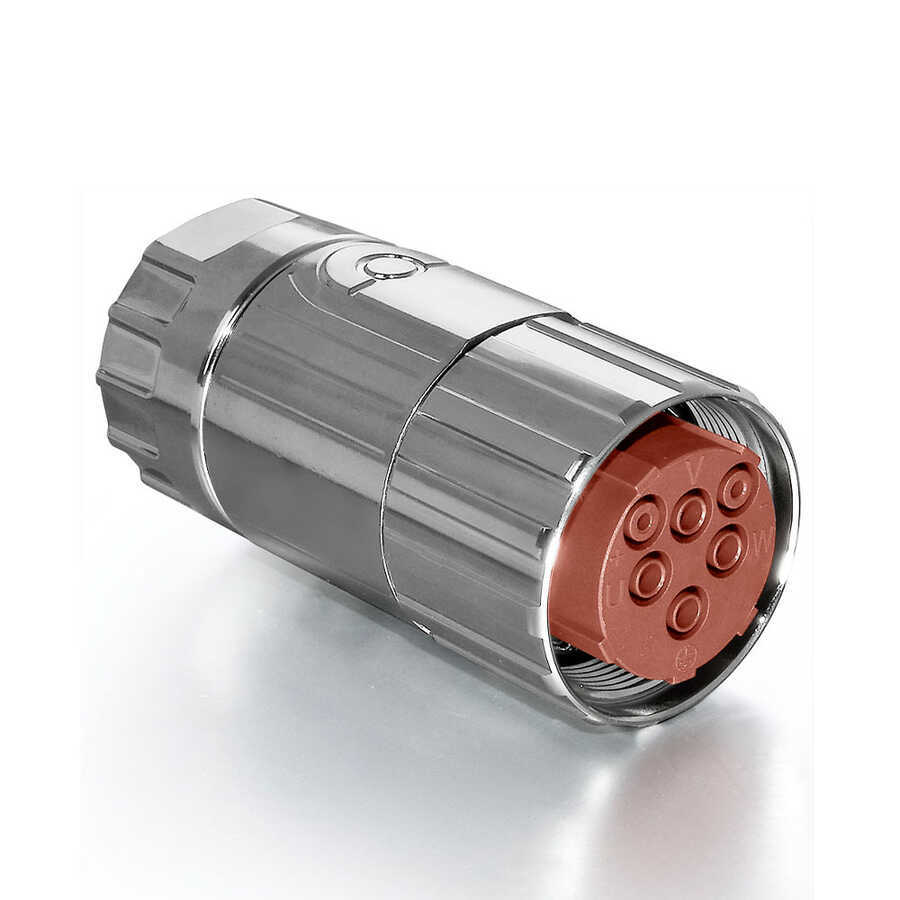 M40 6 Kontak Kablo Tip Dişi 180° (Düz) Konnektör TE CONNECTİVİTY ...